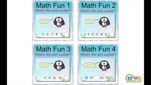 Math Fun 3: Next number sequence (BOOM distance learning math counting ...