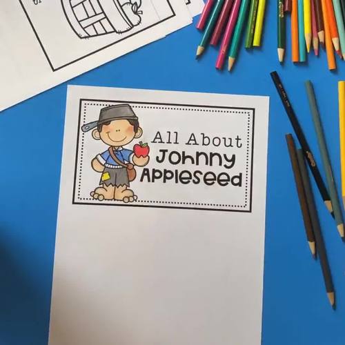 Johnny Appleseed FLIP BOOK Craft by Girlfriends' Guide to Teaching