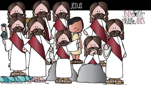 Jesus clip art, LDS, Christian COMBO PACK by Melonheadz Clipart | TPT