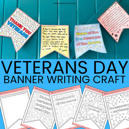 Veterans Day Bulletin Board Writing Craft Activities | Veterans ...