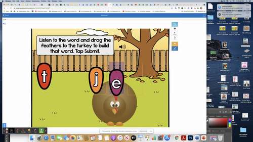 Build Thanksgiving Turkey Feathers CVC Words BOOM Cards | TPT