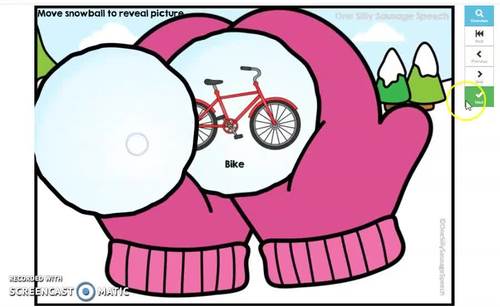 Final K Articulation-Winter Edition by One Silly Sausage Speech | TPT