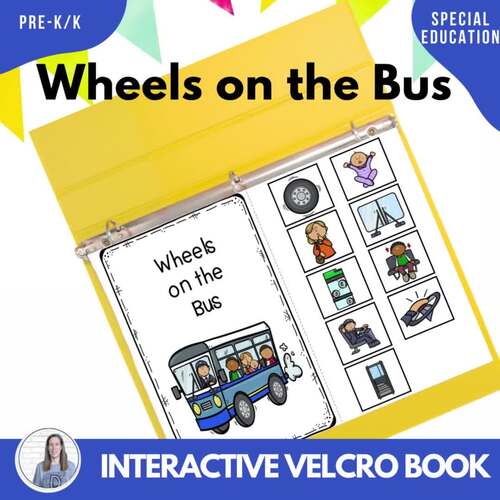 Wheels on the Bus Adapted Book for Preschool and Early Literacy | TPT