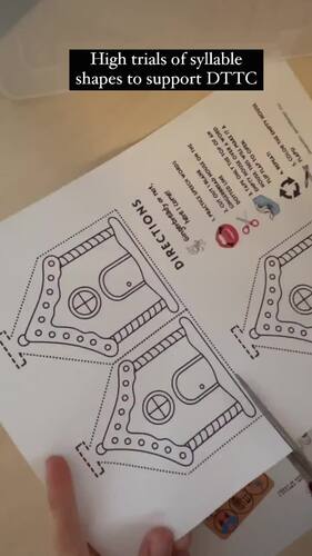 Apraxia winter flip-flap craft bundle, CAS DTTC CV CVC CVCV ...