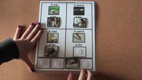 Intermediate Intraverbals: Fill In Function, Fill In Item, Associations ...