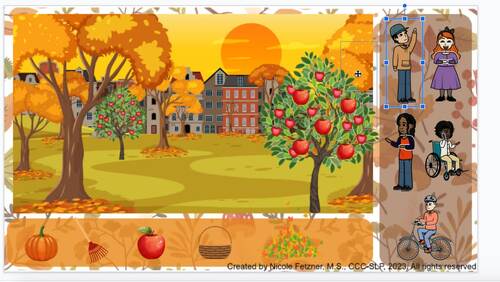 Four Seasons Interactive Picture Scene Bundle, Google Slides | TPT