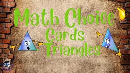 Triangle Math Task Cards by On Butterfly Wings | TpT