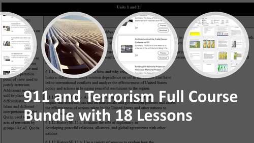911 and terrorism Full Course Curriculum and Lessons Bundle | TPT