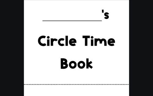 Circle Time Book | Morning Meeting | Calendar Book by AusomeInEducation