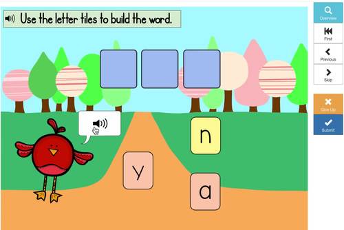 First Grade Sight Word Spelling BOOM CARDS Set 1 by Teaching Literacy