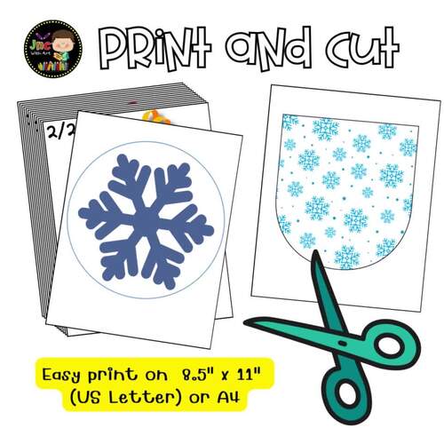 Yeti Winter Bulletin Board Kit January Classroom Door Decor Editable