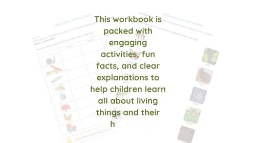 Year 2 Science Workbook: Living Things and Their Habitats by Savvy Teaching