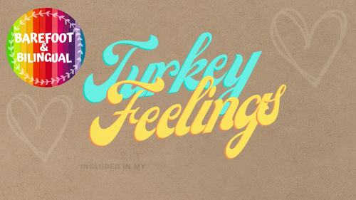 Turkey Feelings Clipart | Thanksgiving Clipart | TPT