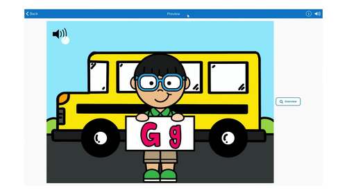 Letra G Boom Cards™ | Digital Task Cards by Cloud Ten | TPT