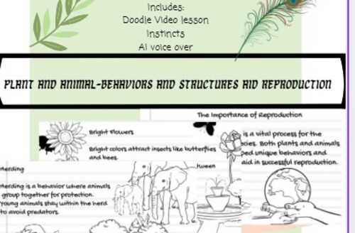 Plant and Animal-Behaviors and Structures Aid Reproduction- Doddle Video