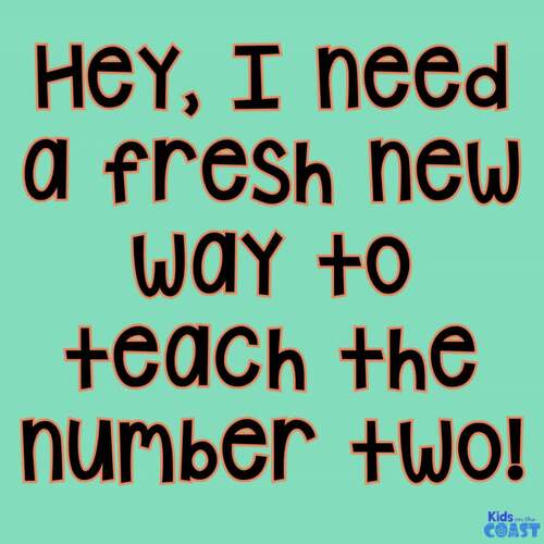 Number Two Activity, Craft, and Worksheet for a Circle Time targeting ...