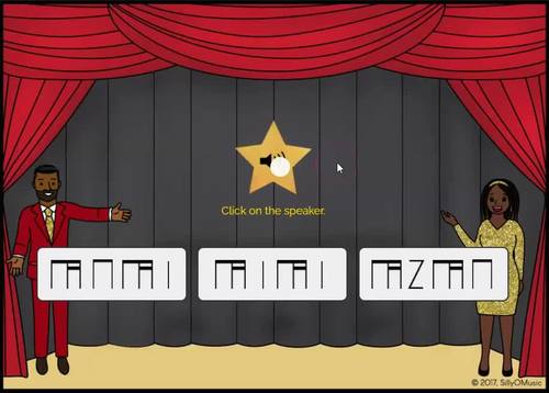 What's That Rhythm? 8th-16th Notes - STICK NOTATION - Music BOOM Cards