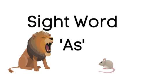 Sight Word 'As', Similes and Opposites, Video and SLIDES | TpT