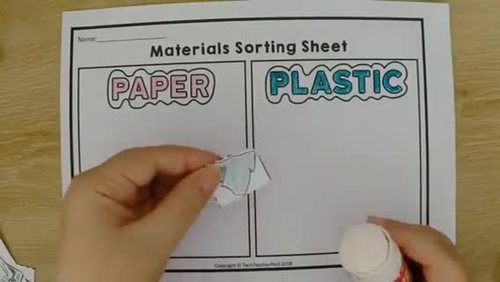 Properties of Materials Sorting Activity by Tech Teacher Pto3 | TpT