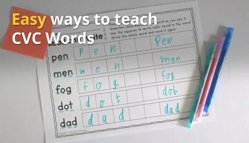 No Prep CVC Worksheets and Activities BUNDLE | Short Vowel CVC Words ...