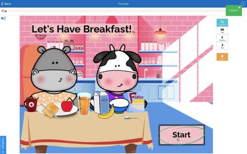 1 ICW Following Directions Boom Cards™ for Speech Therapy & Early Learning