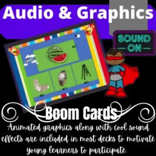 Boom Cards: Superhero Letter Sound Matching-Beginning Sounds | TPT