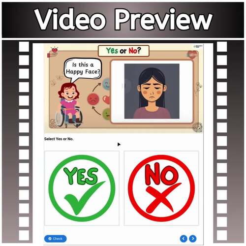 Yes or No: Emotions Digital Resources by Schooler's Mate | TPT