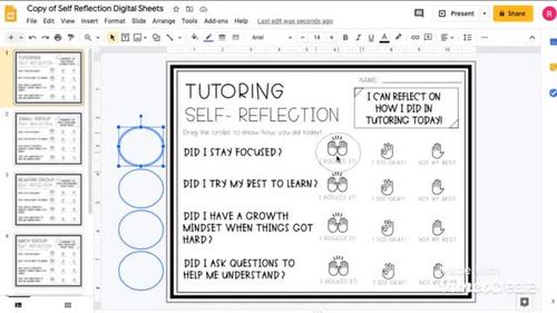 Super Simple Student Self- Reflection PRINTABLE & DIGITAL | TPT