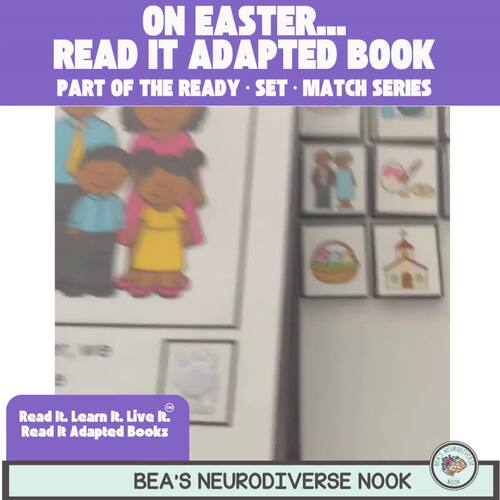 Easter Adapted Book | Vocabulary & Comprehension Autism & Special Education