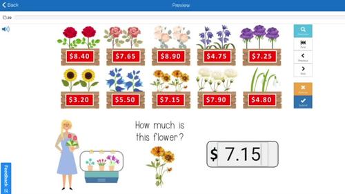 Flower Shopping up to 10 dollars with cents for Special Ed Life Skill ...