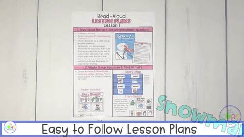 Sneezy the Snowman PreK Read Aloud Lesson Plans-Preschool Snowman Craft