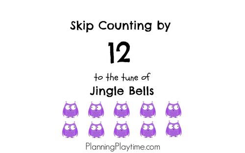 Skip Counting by 12 by Planning Playtime | TPT