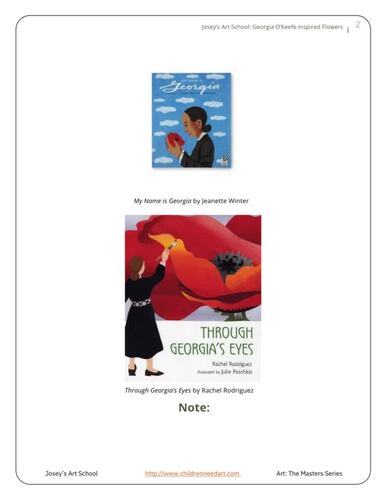 BUNDLE 5 Art Lessons Preschool Preschool Artists History PACKET 4 Prek ...