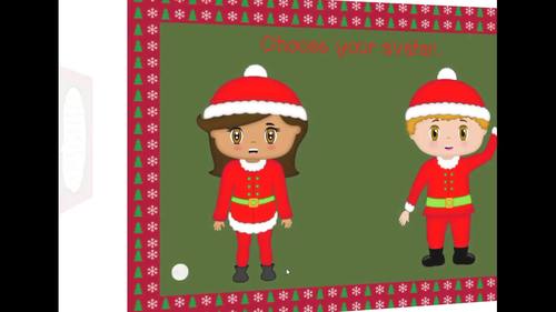 Christmas Vocabulary | ESCAPE ROOM | BOOM Cards | Distance Learning