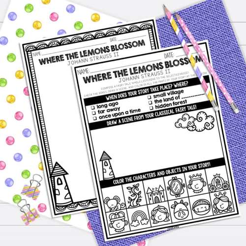 April Classical Music Listening Activity Packet for Spring by Agee and Row