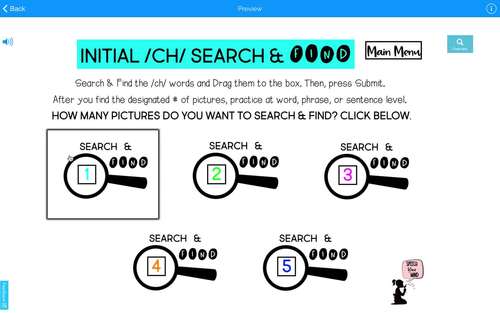 CH Sound Boom Cards™ Search & Find Articulation Game by Speech Your Mind