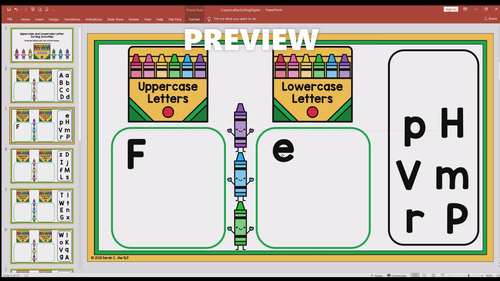 Crayon Uppercase and Lowercase Letter Alphabet Digital & Printable Bundle