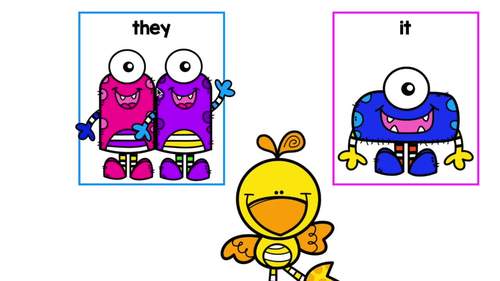 Personal Pronouns Digital Bundle for Speech Therapy Interactive PDF