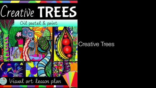 CREATIVITY Art project for TREES Conservation lesson plan 2nd - 5th grade
