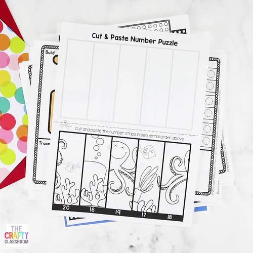 Fine Motor Numbers Bundle by Preschool Mom | TPT