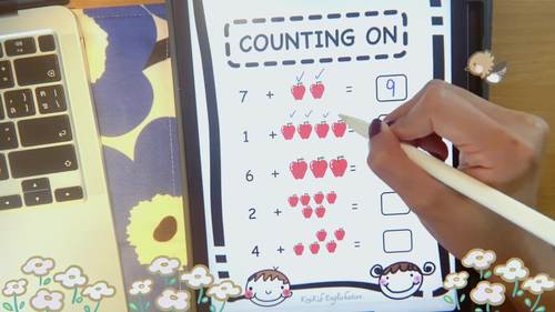 Addition 1-10 Pre Schooler - Easy - Fruits Counting Theme | TPT