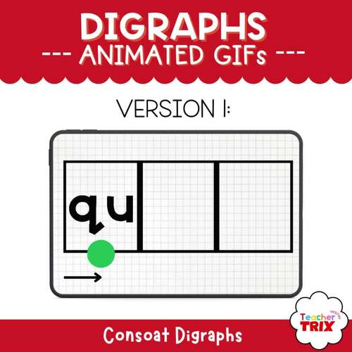 Consonant Digraphs Animated GIFs BUNDLE | Phonics Science of Reading ...