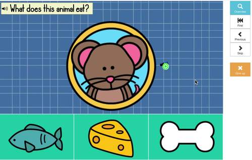 Animals and Their Foods | Word Associations | BOOM CARDS by Teaching ...