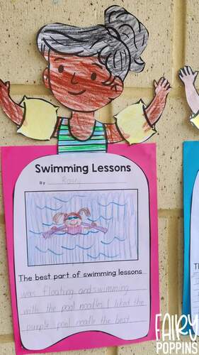 Summer Writing Prompts | Swimming Lessons Writing Crafts & Prompt ...