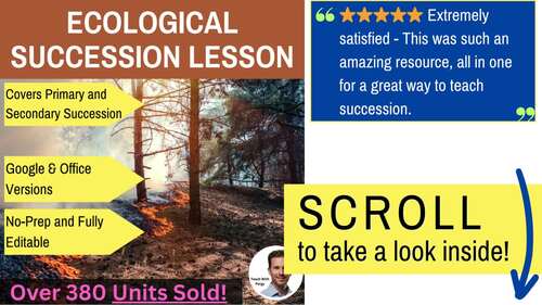 Ecological Succession Lesson (Primary & Secondary) — Slides, Notes ...