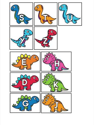 Dinosaur Egg Letter Hatch Designed for Preschool and Kinder | TPT