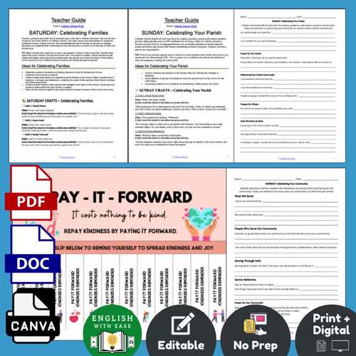 Catholic Schools Week 2026 Activities | Crafts, Bulletin Boards, Reflection