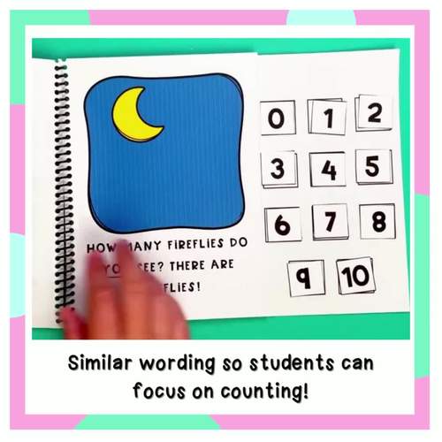 Summer Counting 1-10 Adapted Books for Special Education by Ms Gs Abilities