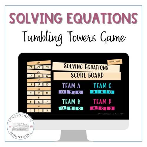 Multi-Step Equations, Proportions, & Percents Digital Review Game
