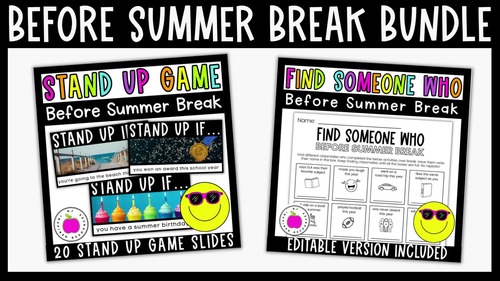 Before Summer Break / End of the Year - Team Building Game and Activity ...